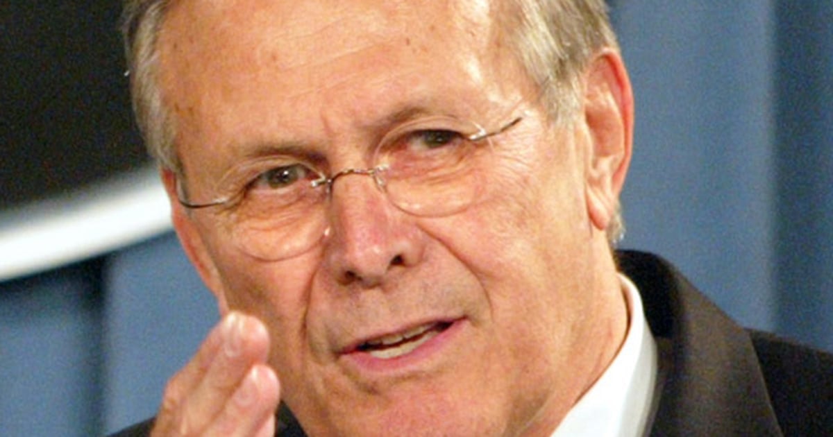 Where's Rumsfeld these days?