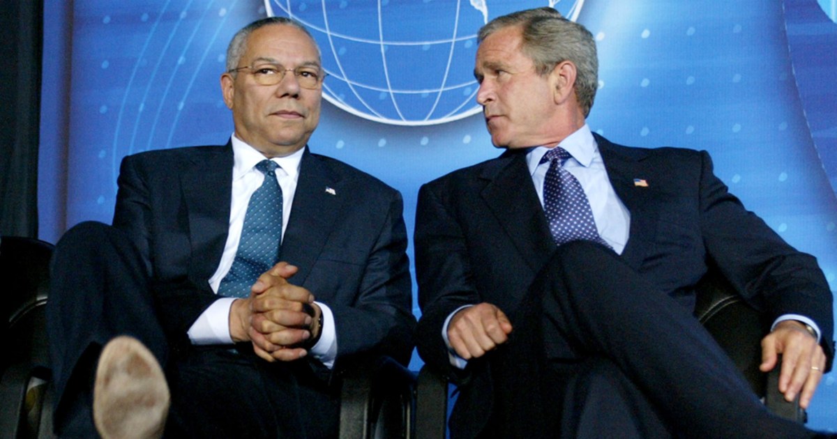 Powell stays above the fray — sort of