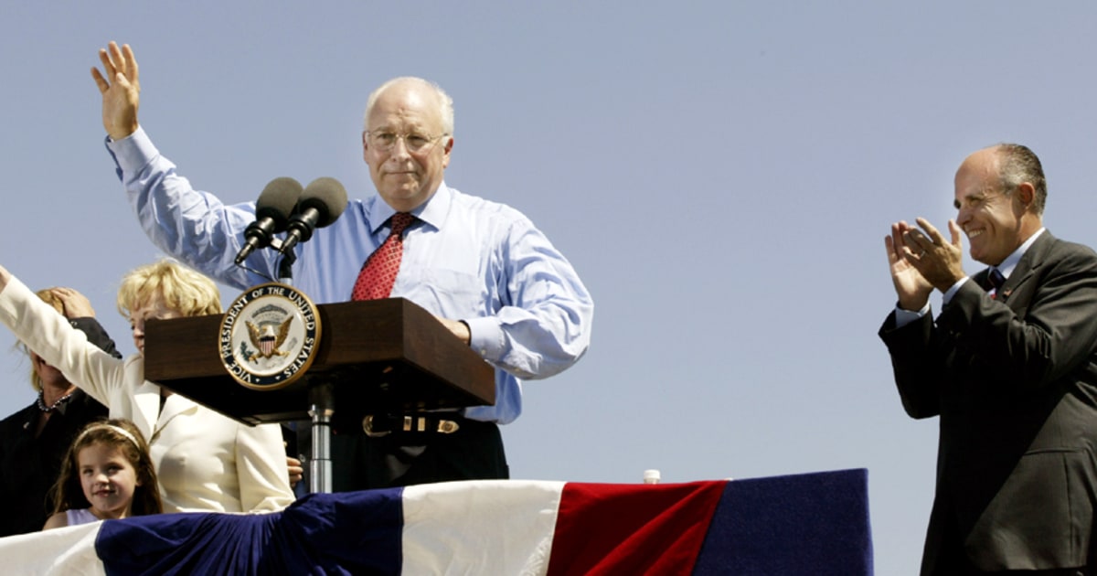 Cheney arrives in N.Y. via Ellis Island