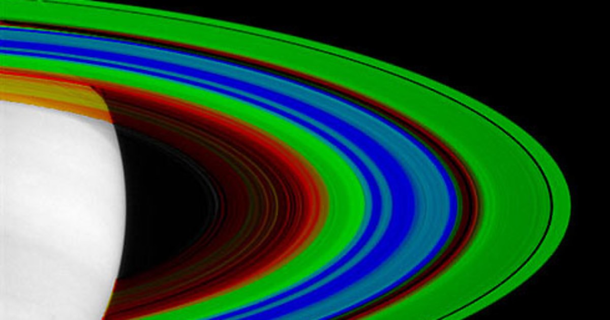 Saturn probe gets a cool new view of rings