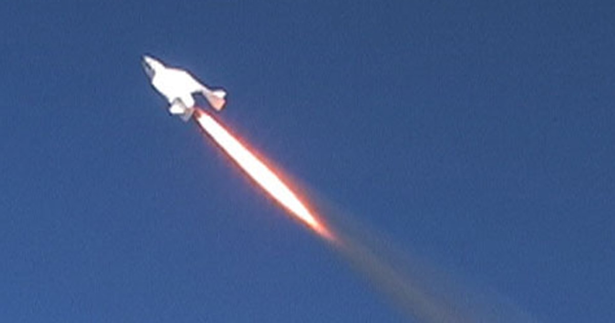 Private space plane’s engine souped up