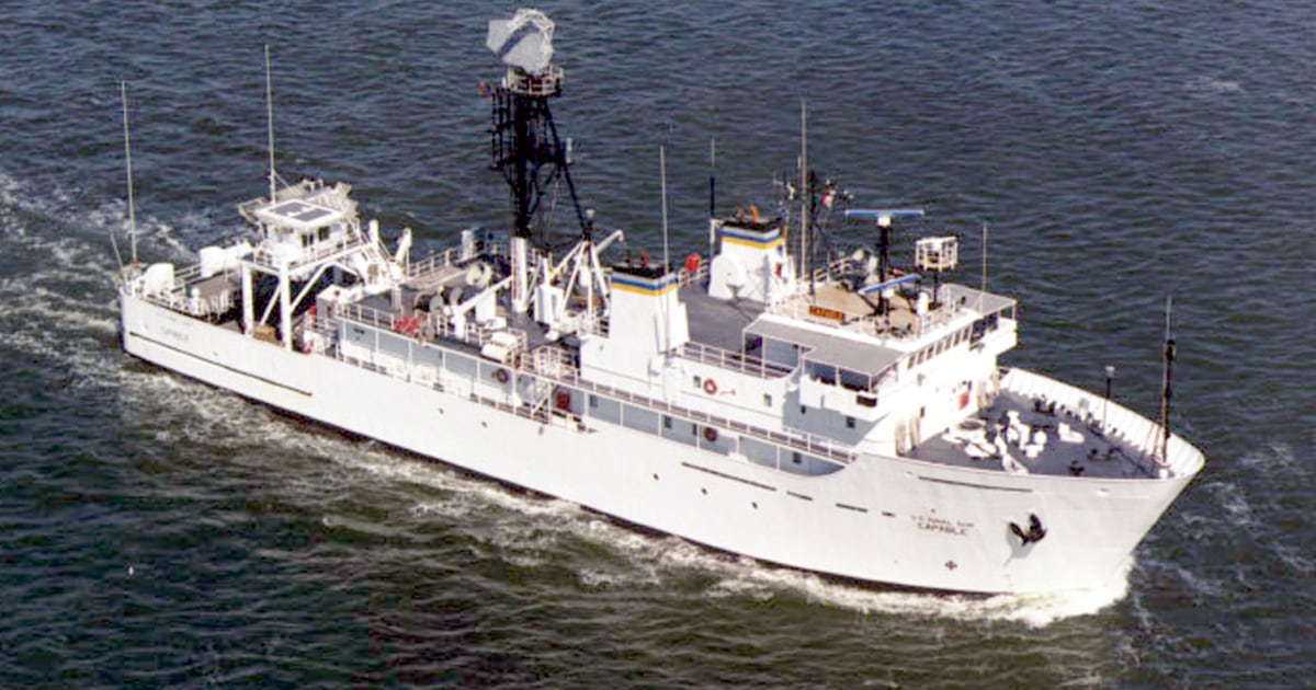 Ship switches from war to science