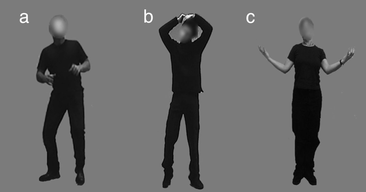 Body language fuels the spread of fear