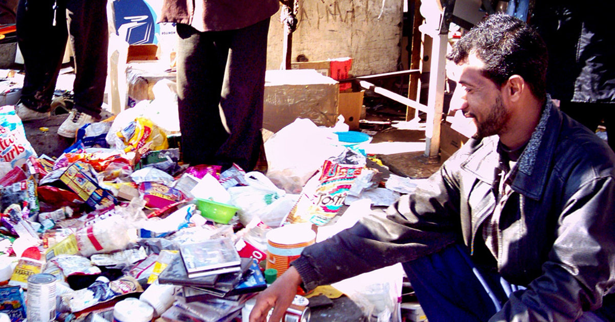 American bargains at the Baghdad bazaar