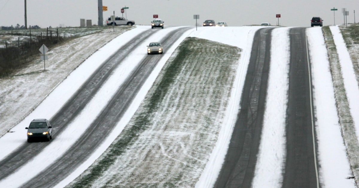 Ice turns North Carolina commute into chaos