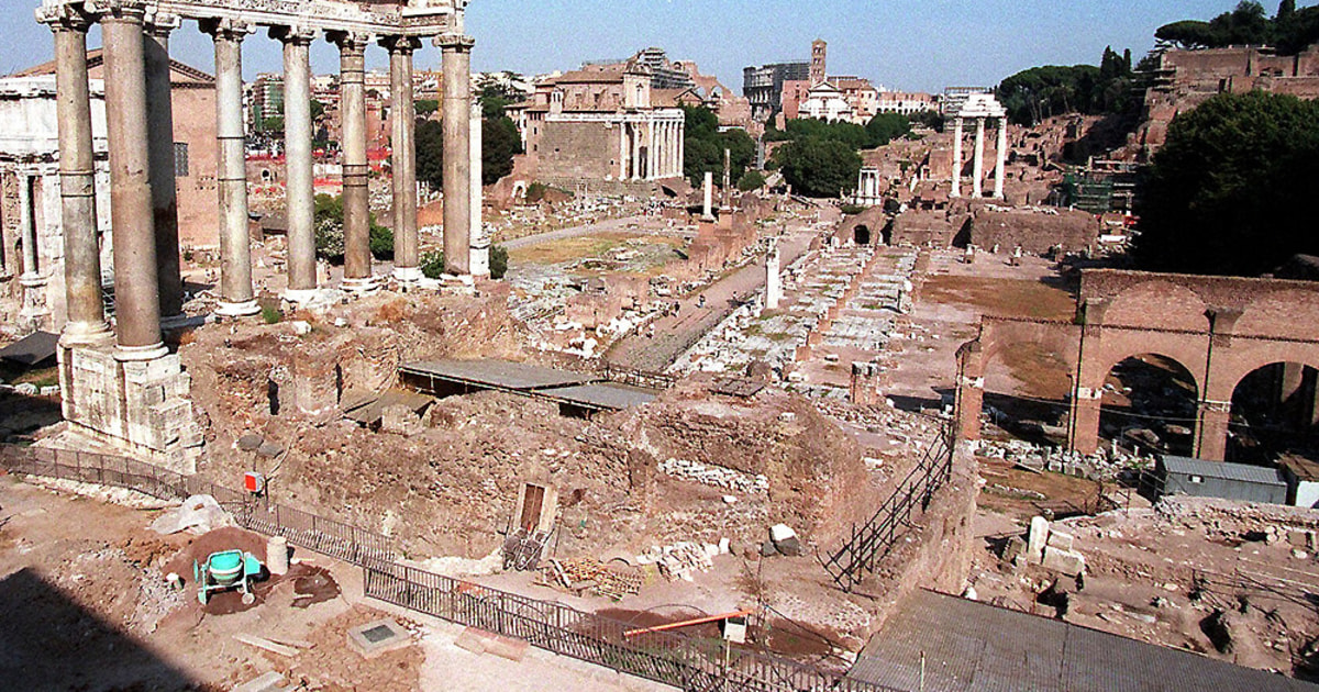 Royal Roman ruins go back to age of myth
