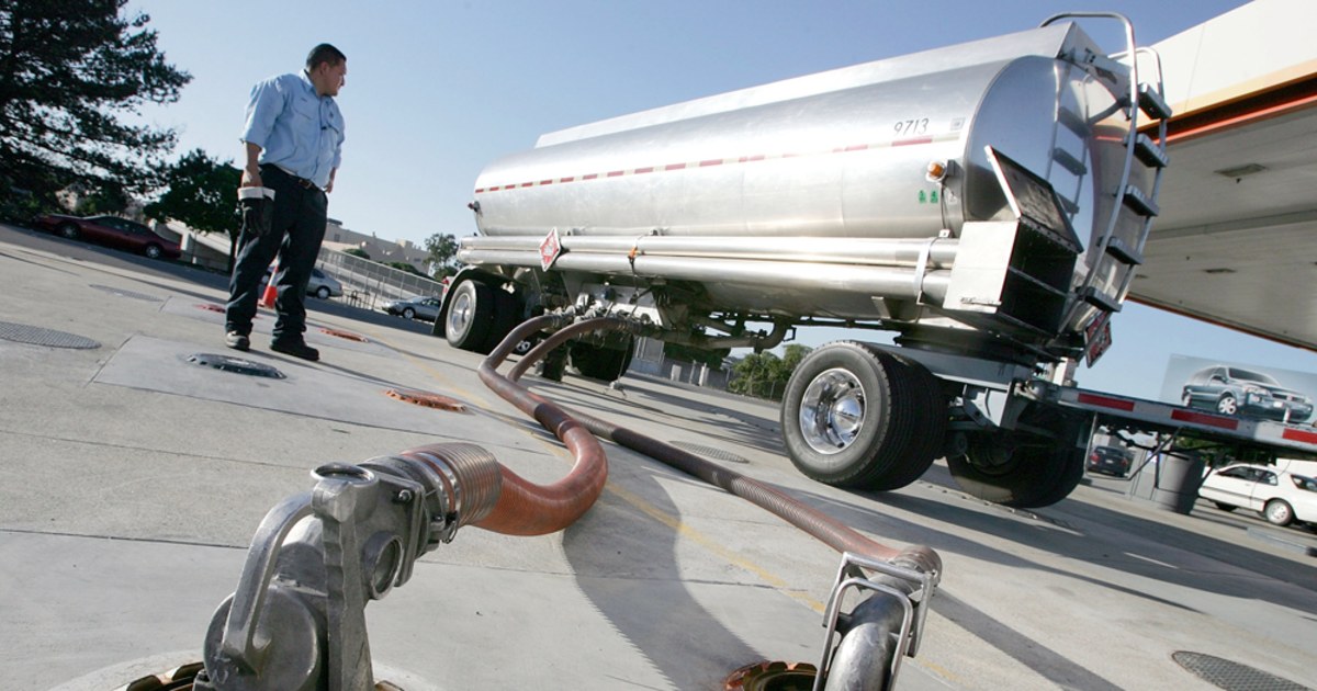 Pump prices 1 cent shy of record high