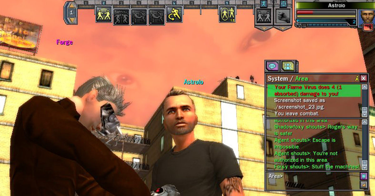 Gamers live out the Matrix’s next chapter