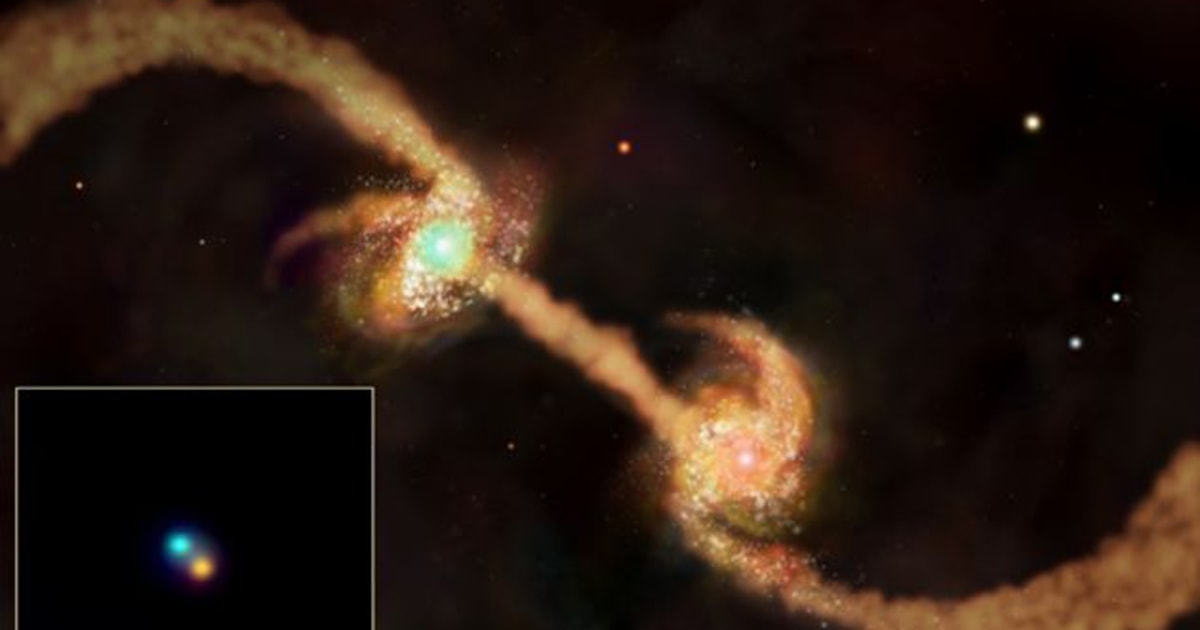 How colliding galaxies built the universe