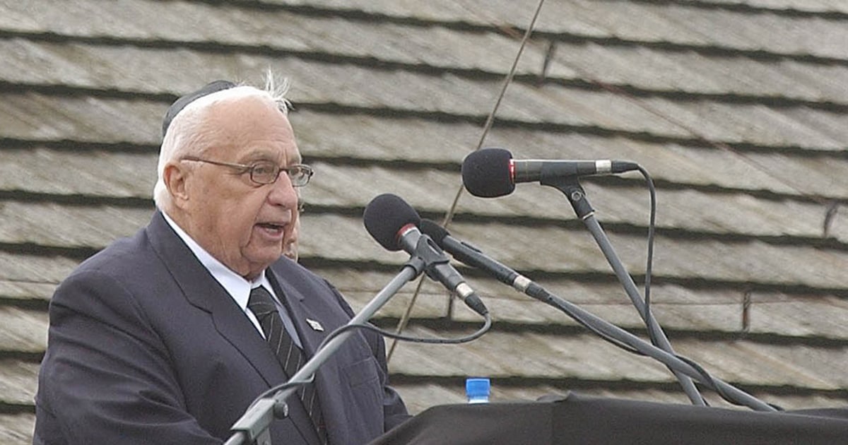 Sharon addresses Holocaust observance