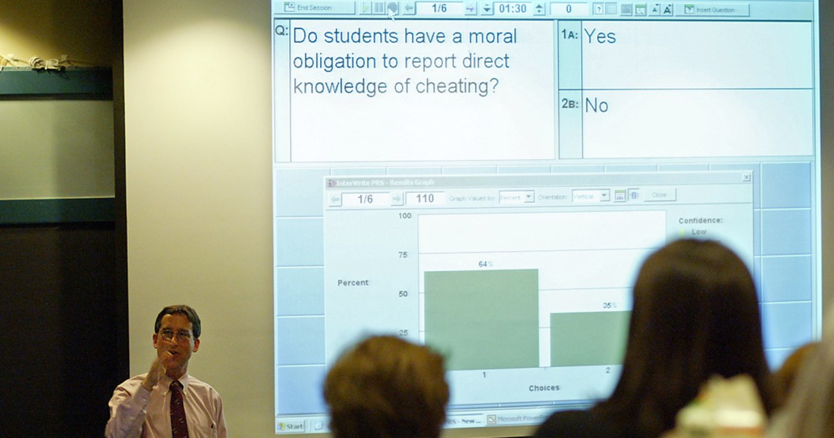 Interactive 'clickers' changing classrooms