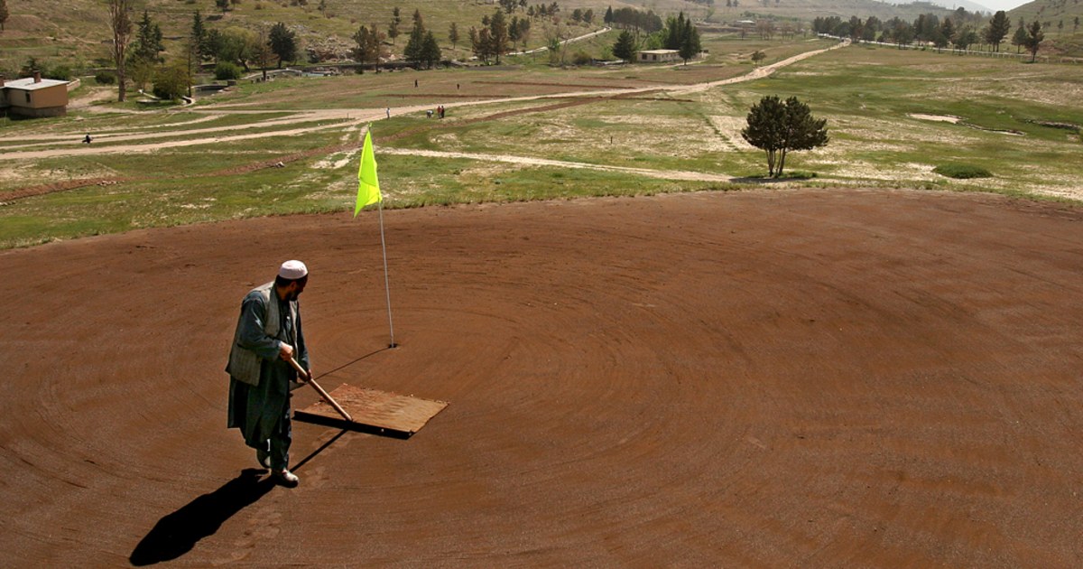 Afghanistan's only golf course reopens