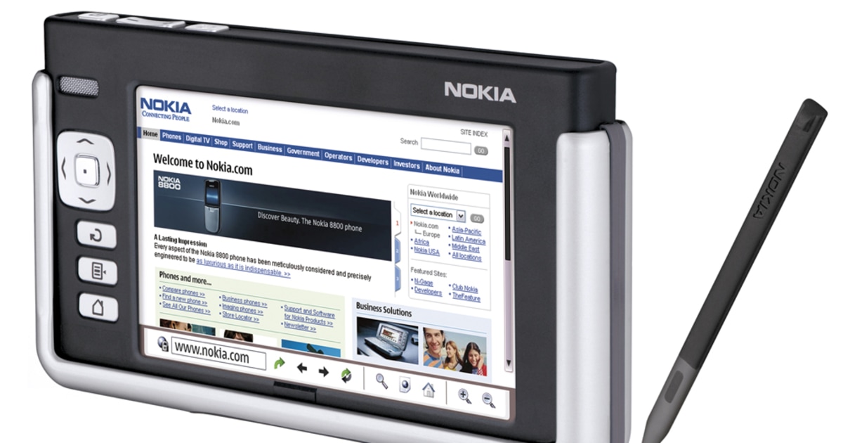 Nokia unveils hand-held Internet tablet