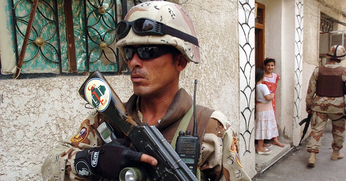 When is the Iraqi army ready to take over?