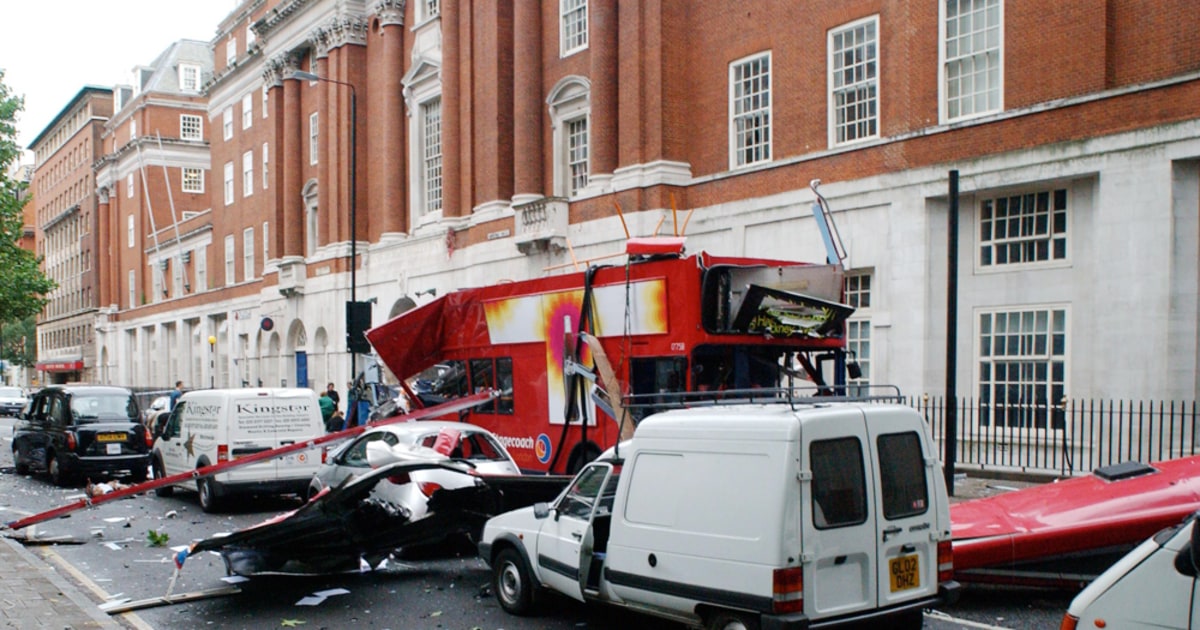 London goes from Olympic joy to terror