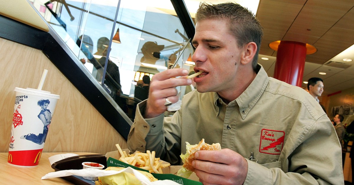 Are you supersizing yourself with fast food?