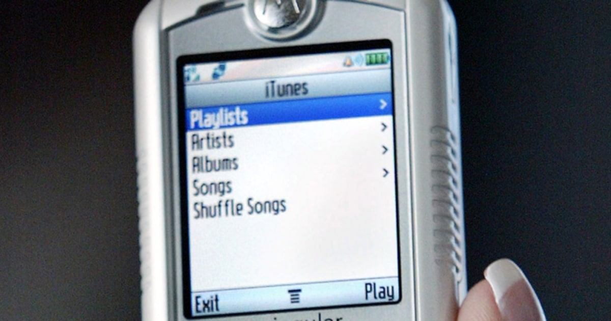 Mke wy fr ROKR, the iTunes phone