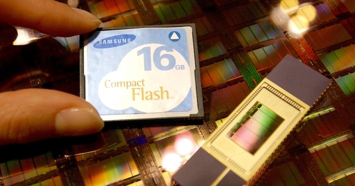 Samsung unveils new flash memory chip