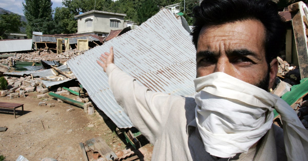 Scenes from Pakistan and India’s quake zone