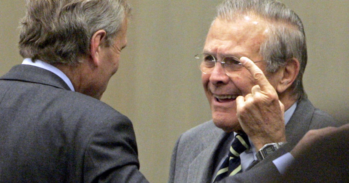 Rumsfeld on tour in a changing world