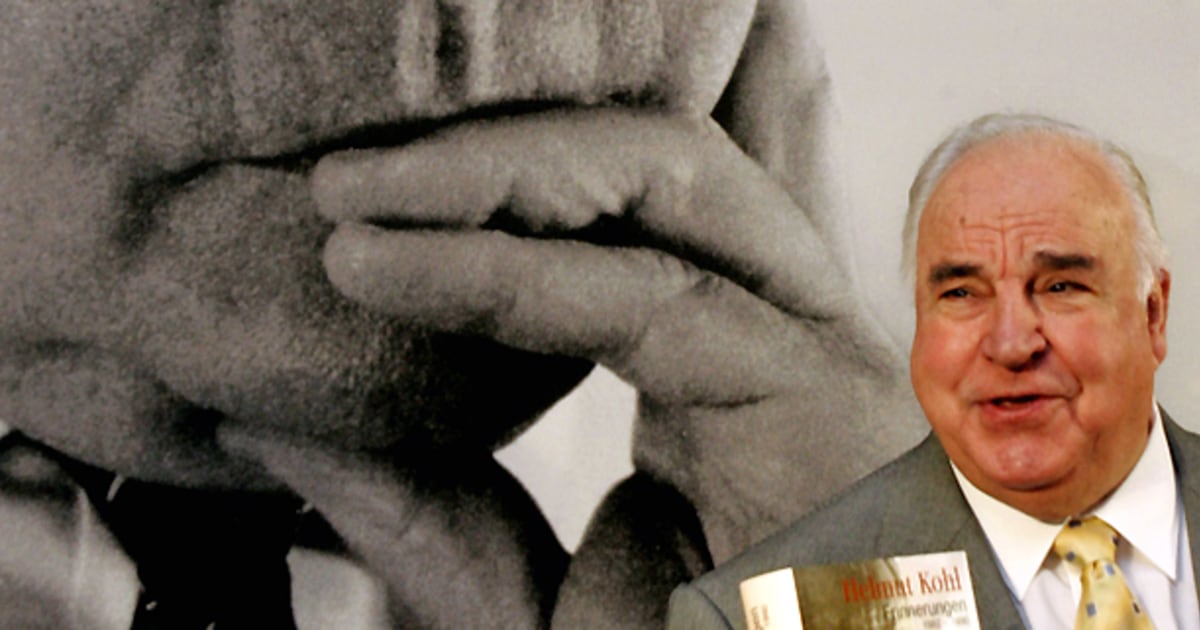 Kohl publishes memoirs of ‘fateful years’