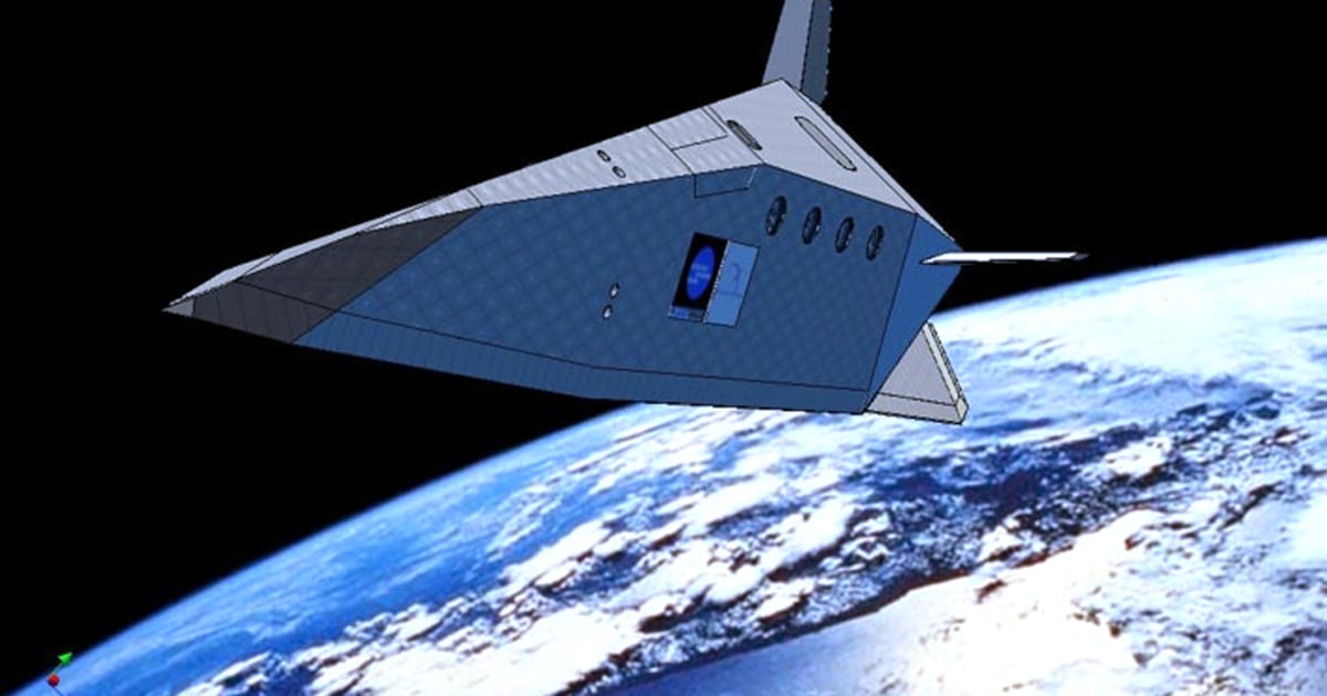 Classic design inspires futuristic space glider