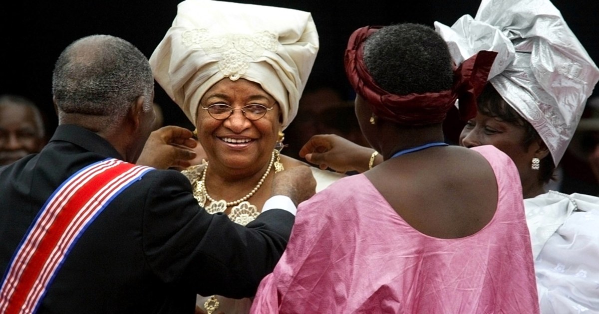 Liberian becomes Africa's first female president