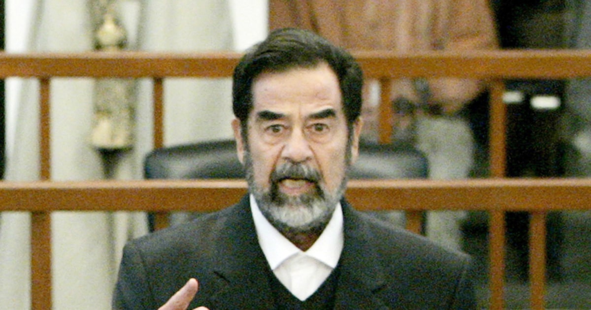 Saddam tells court he’s on hunger strike