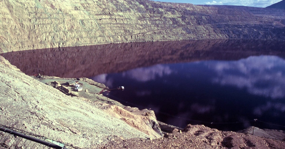Town sees treasure in toxic pit
