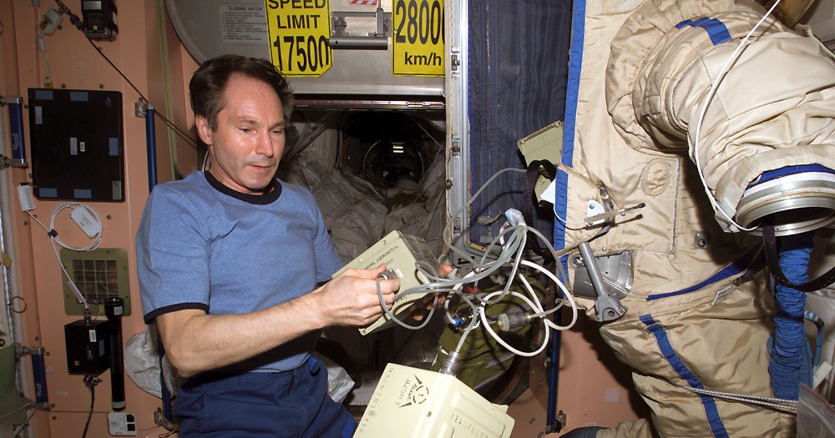 A quiet man gets the spotlight in space