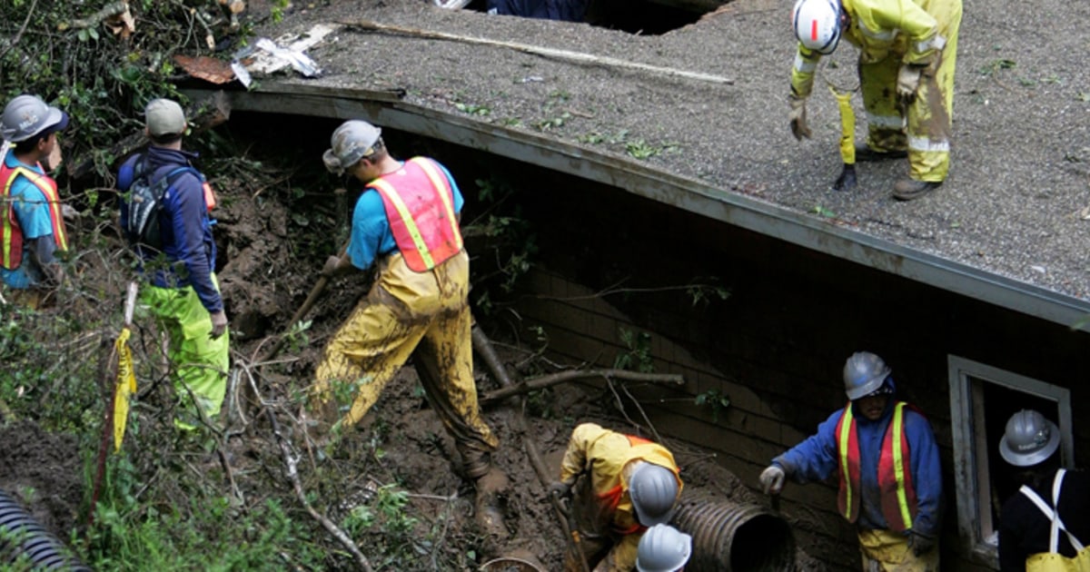 Rain triggers mudslides across Northern Calif.