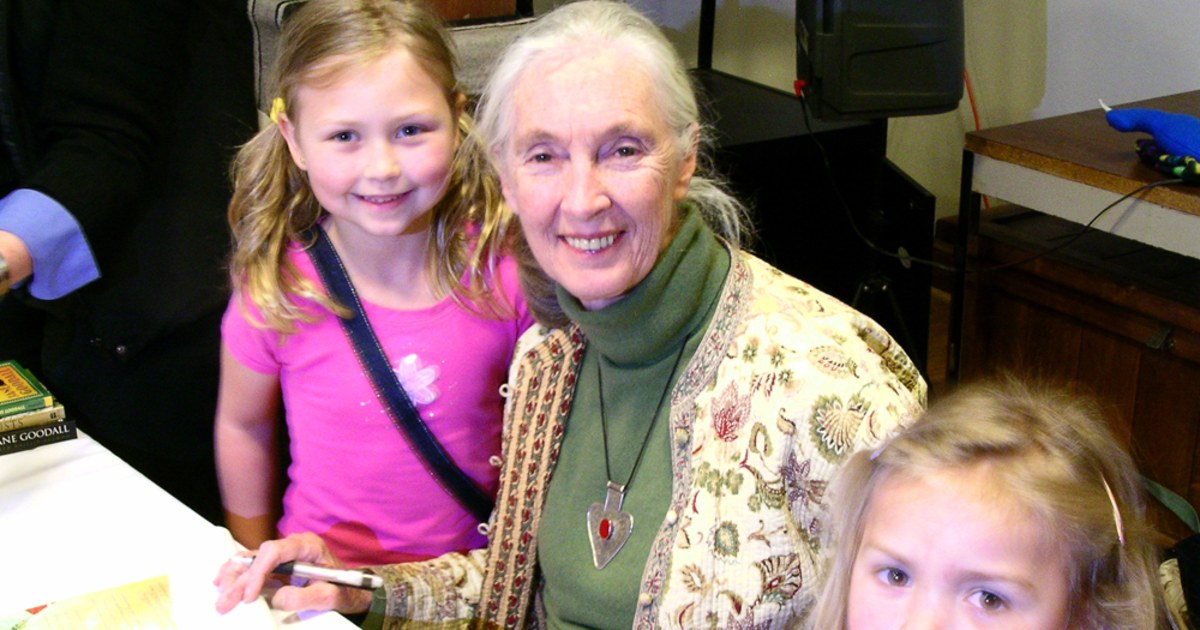 Goodall’s evolution: From chimps to children