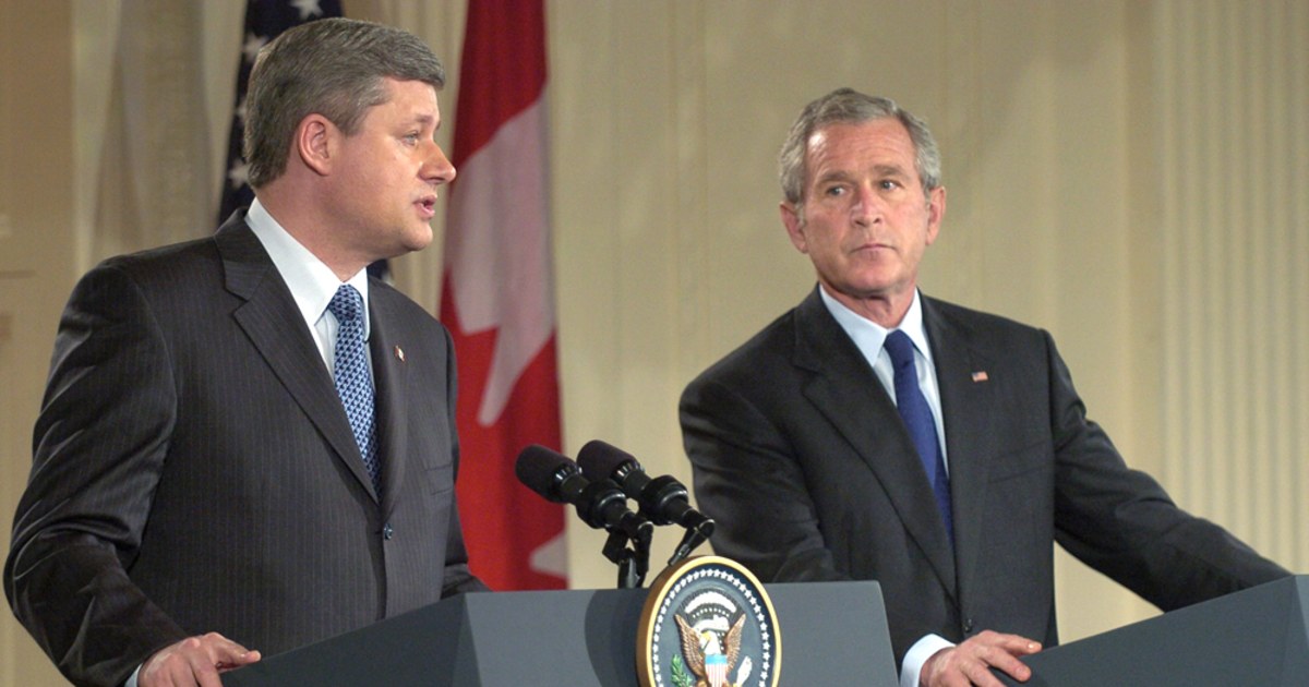 Harper presses Bush on border clampdown