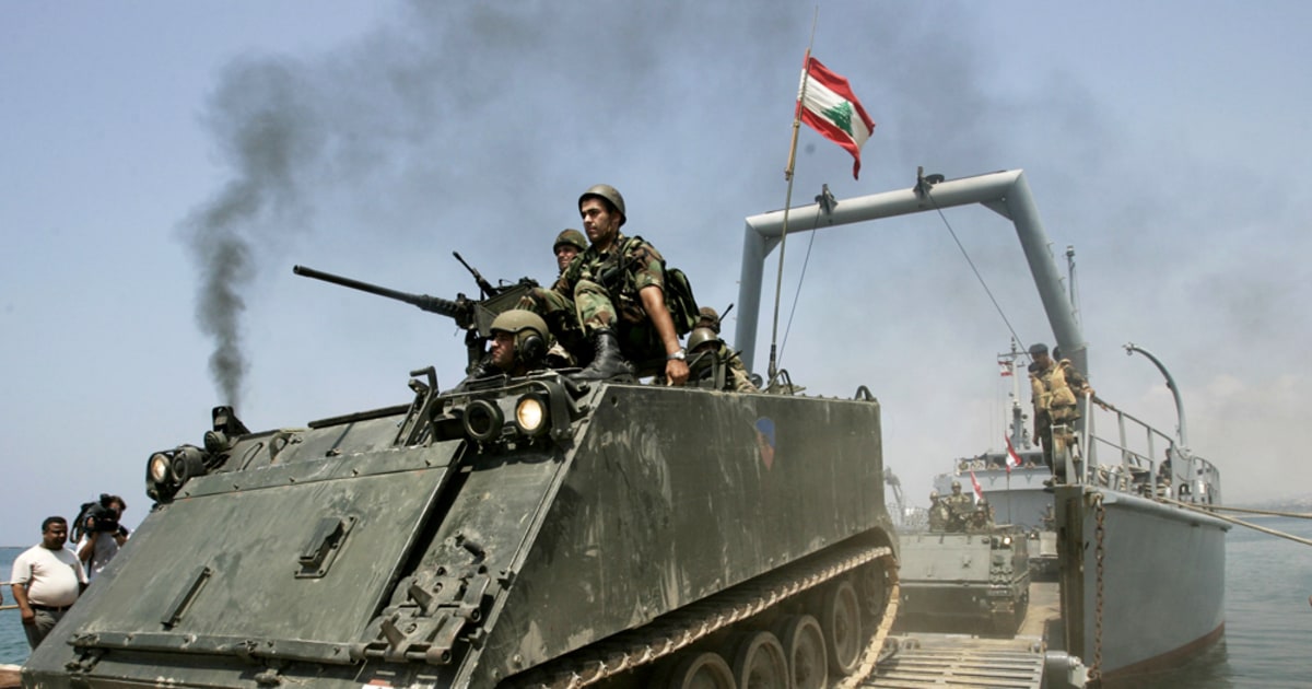 Lebanese army reaches border with Israel
