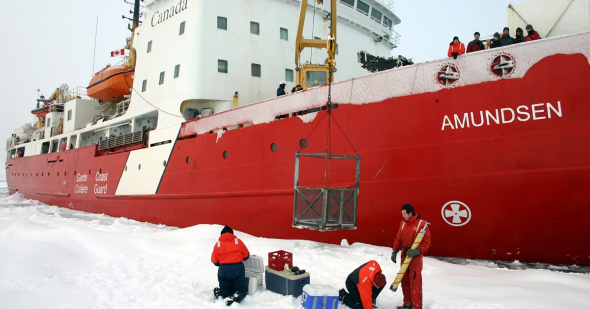 Melting Arctic makes way for man