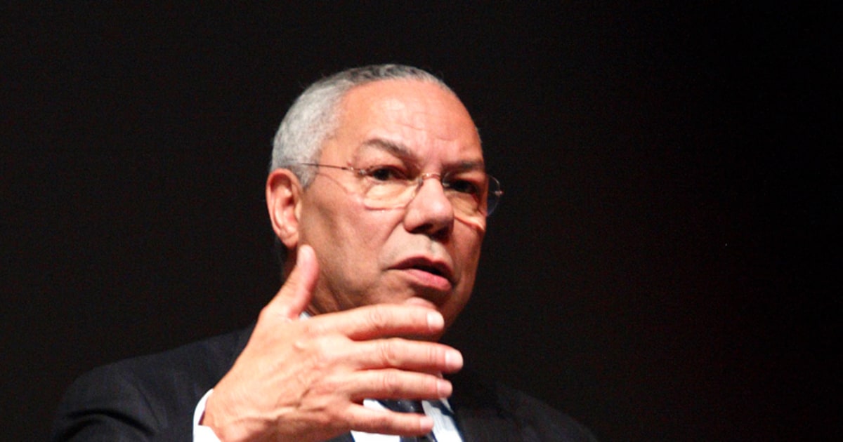 Powell: 'Face the reality' that conflict is civil war