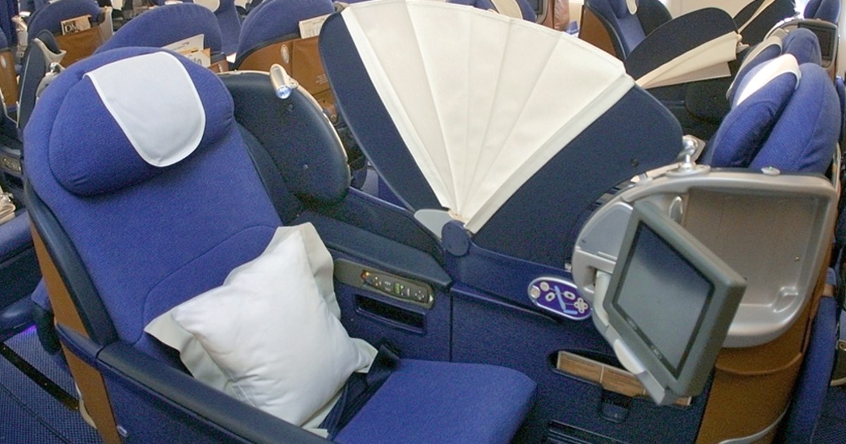Seats have passengers sitting in lap of luxury