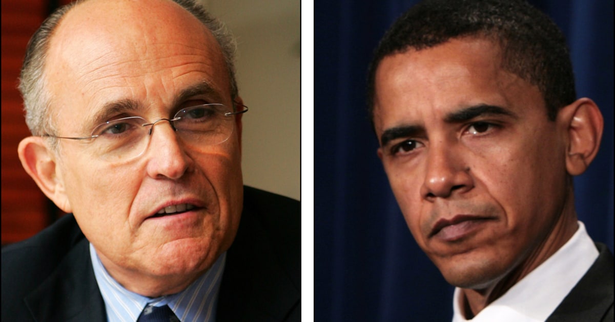 Rudy Giuliani — the GOP’s Barack Obama