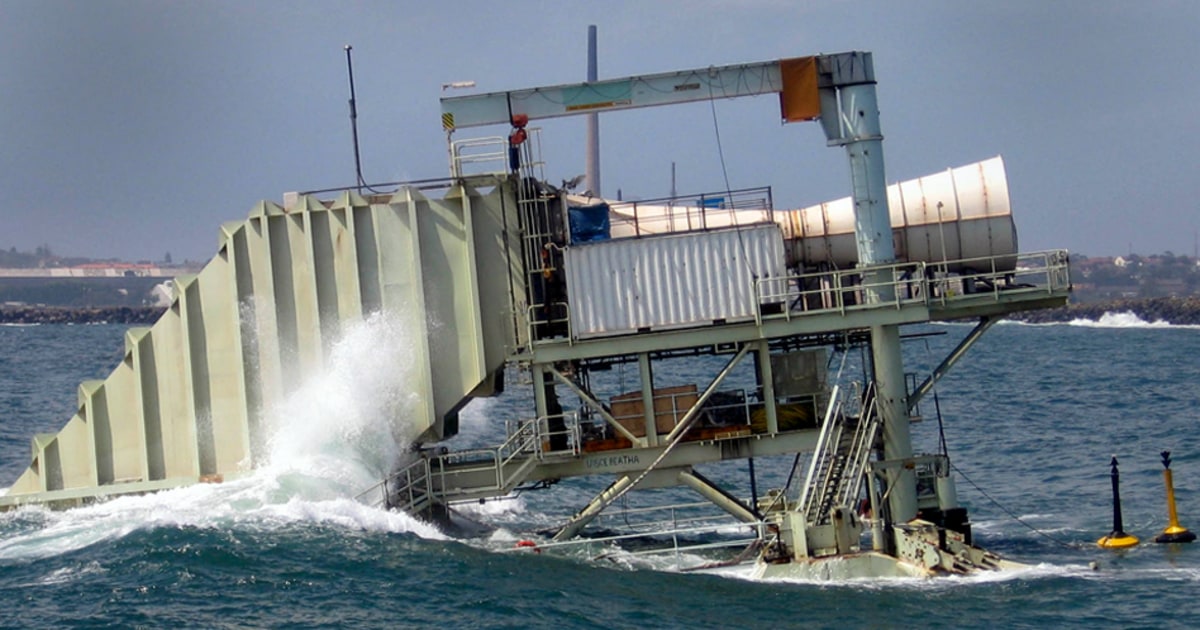Australia's first wave power plant ready to roll