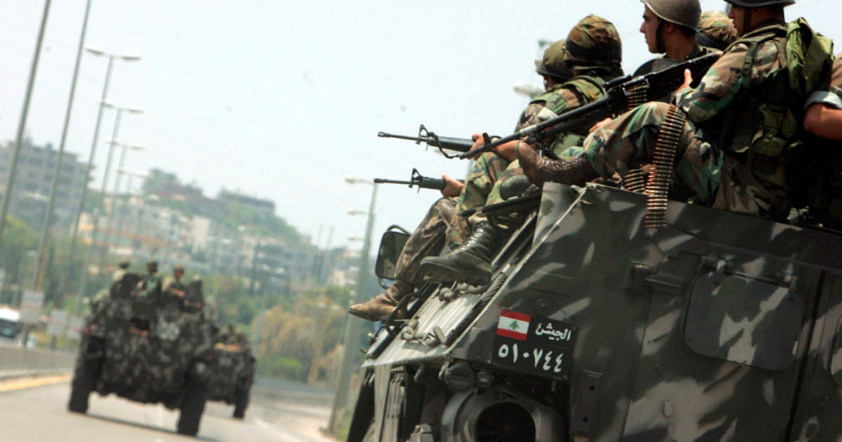 U.S. joins Arab allies in aiding Lebanese army