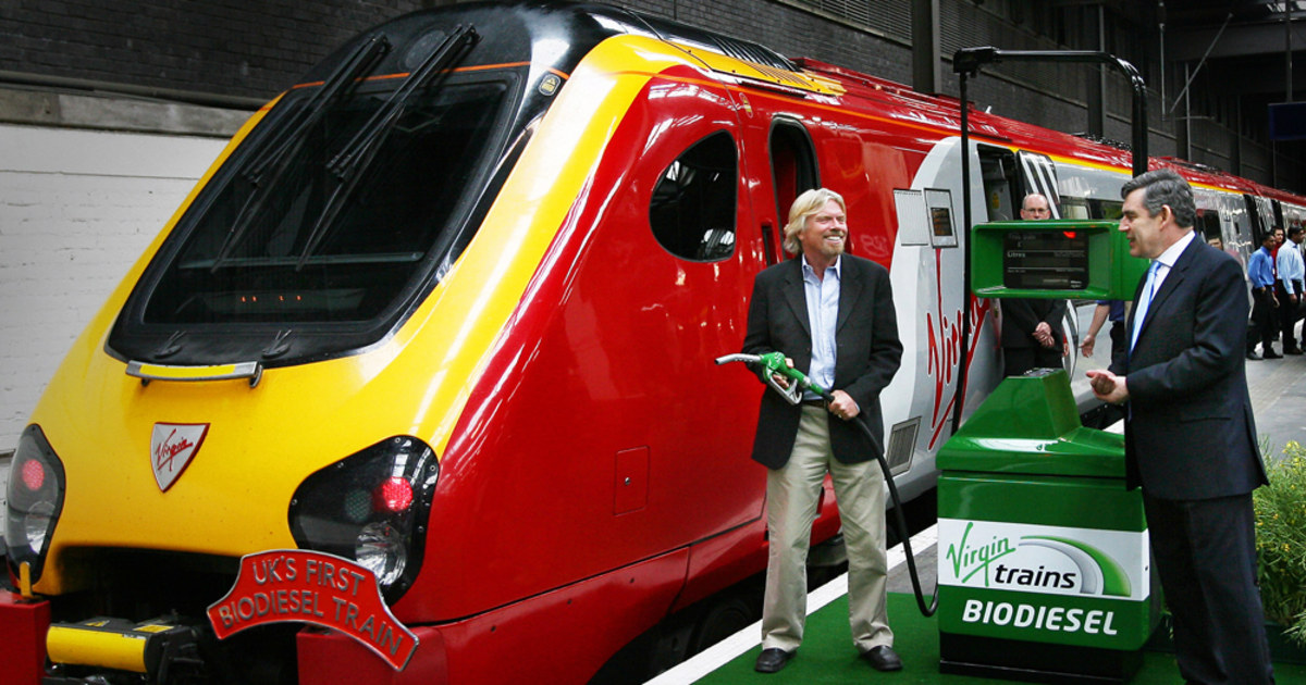 Virgin tests Britain’s first biofueled train
