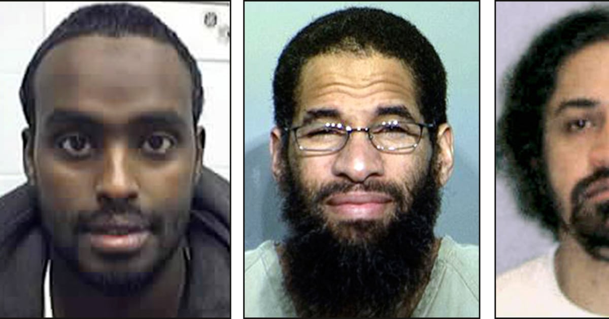 U.S. lists evidence against alleged terror trio