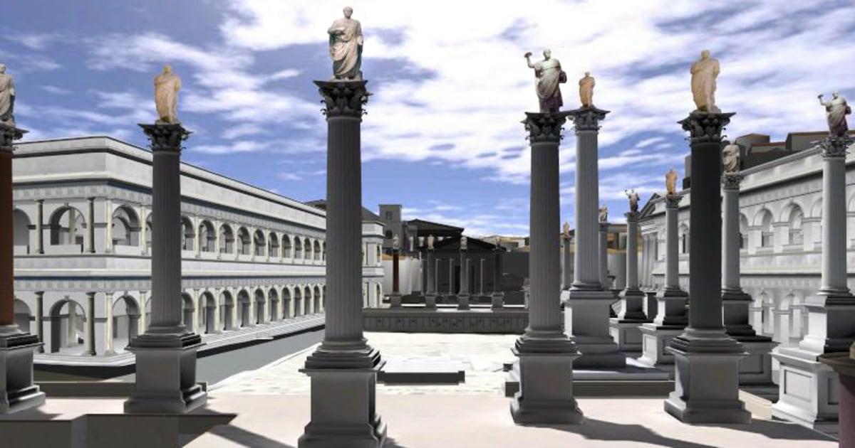 Ancient Rome reborn in virtual reality