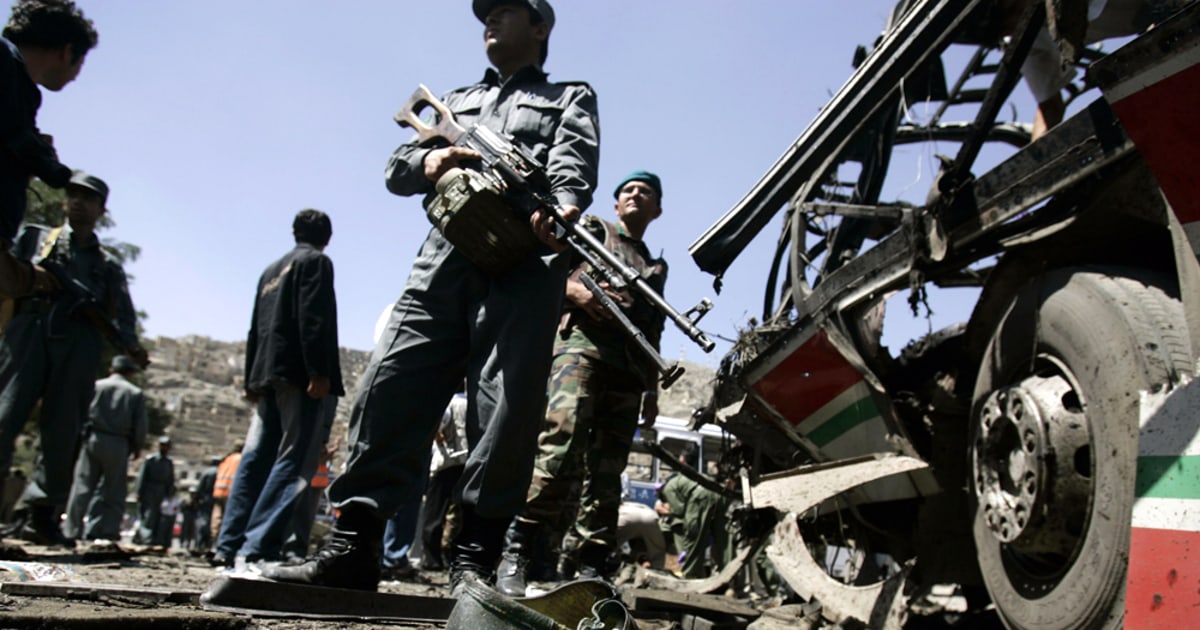 At least 35 killed in Afghan bus explosion
