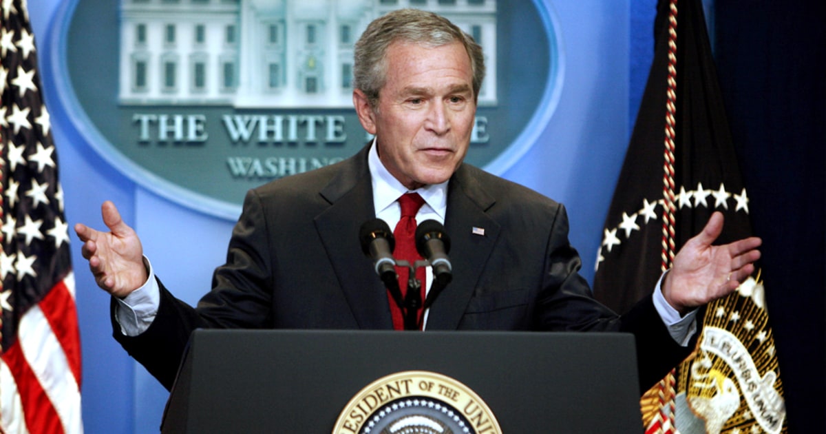 Bush down to his base of support