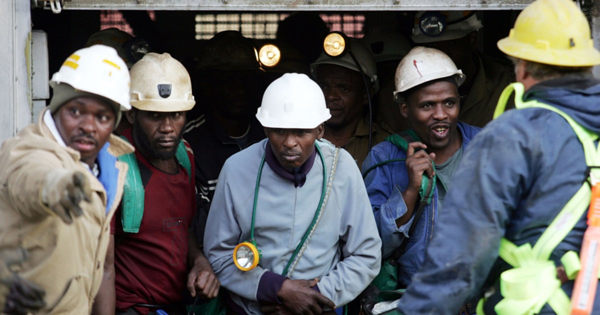 All 3,200 South African miners pulled to safety