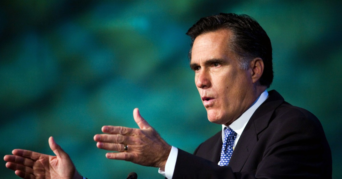Romney speaks up for sons not enlisting