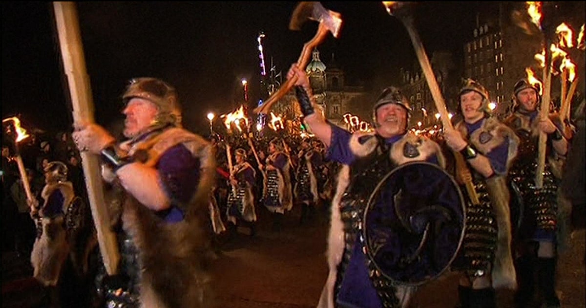 Scots Usher in 2014 With Medieval, Torch-Lit Procession