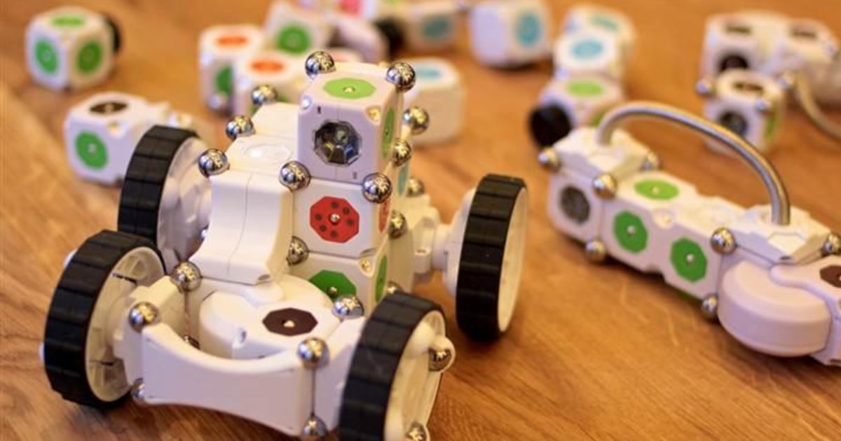 Cubical Moss Robots Bring LEGO-like Magic to Building Machines