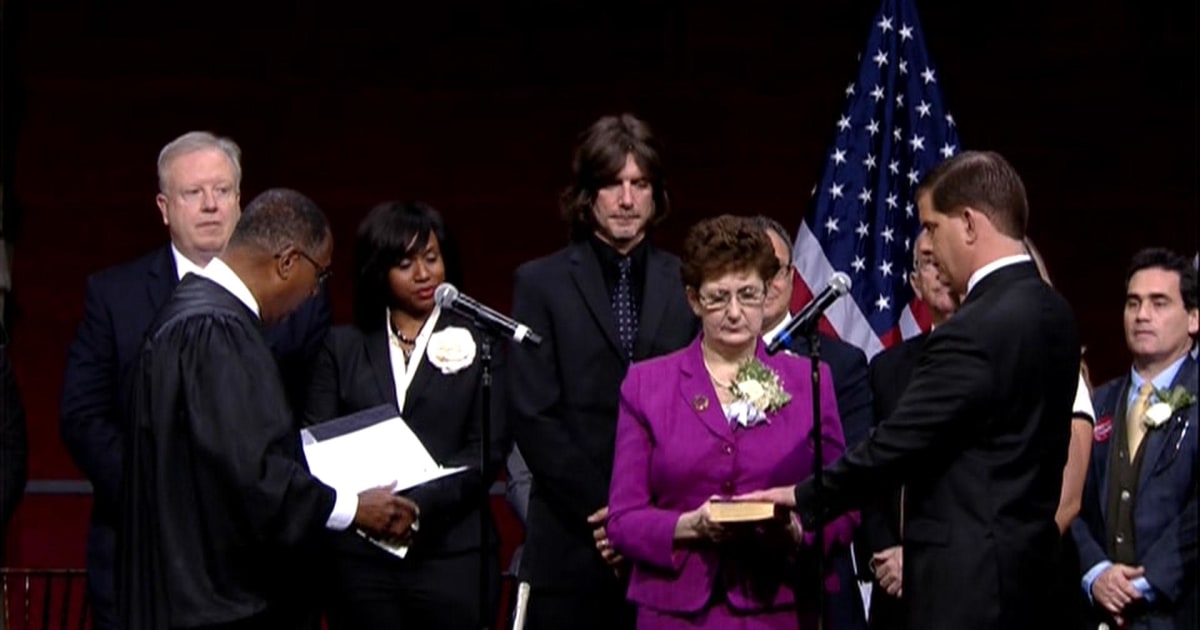Boston's New Mayor Takes Office